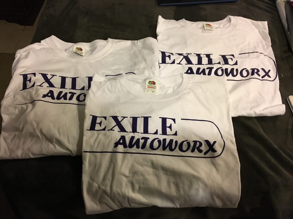 Exile Apperal T-Shirt – Exile Autoworx